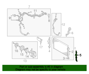 2014-2015 Kia Sorento Air Guide 29136-1U500 | OEM Parts Online