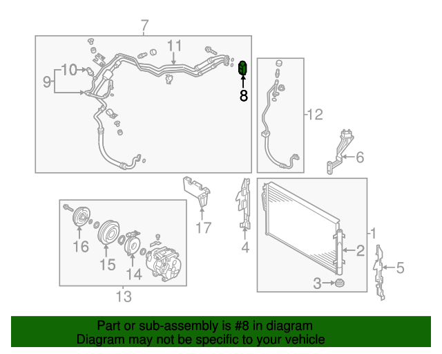97626-1U000 - Expansion Valve 2013-2015 Kia Sorento | Kia.Parts Store
