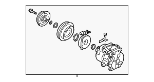97701-2W550 - Compressor Assembly 2014-2015 Kia Sorento | Kia.Parts Store