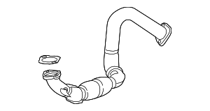 2016-2022 GM Exhaust Front Pipe 42630792 GM | GMPartsDirect.com