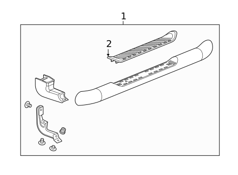 Running Board for 2020 GMC Sierra 1500 | GMPartsDirect.com