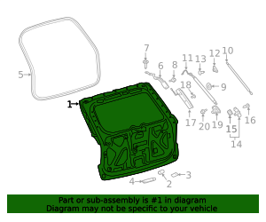 2020 Ford Lift-Gate LB5Z-7840010-A | TascaParts.com