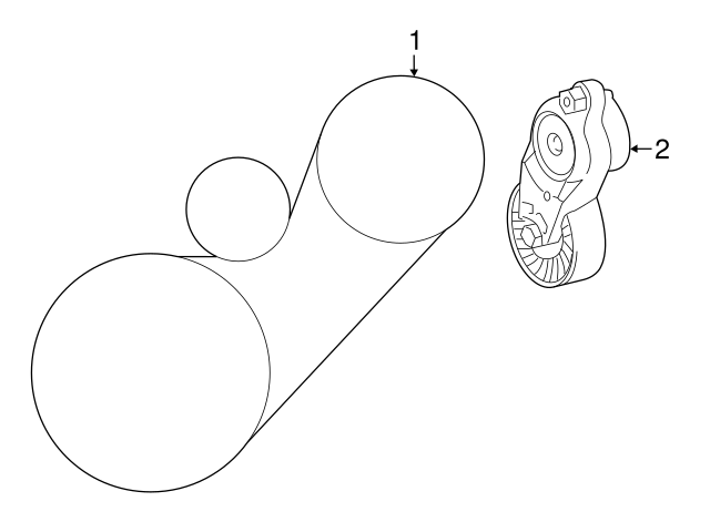 2015-2021 Lexus NX300h Serpentine Tensioner 16620-36013 | Express Lexus ...
