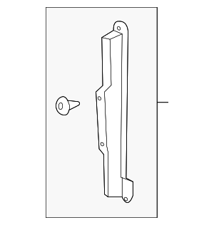 2010-2023 Toyota 4Runner Protector 53827-35050 | Toyota Parts