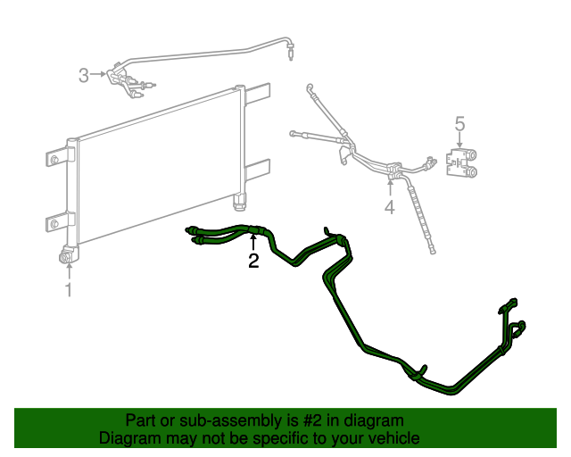 2013-2018 Ram Hose & Tube Assembly 68230431AE | Mopar Parts Canada