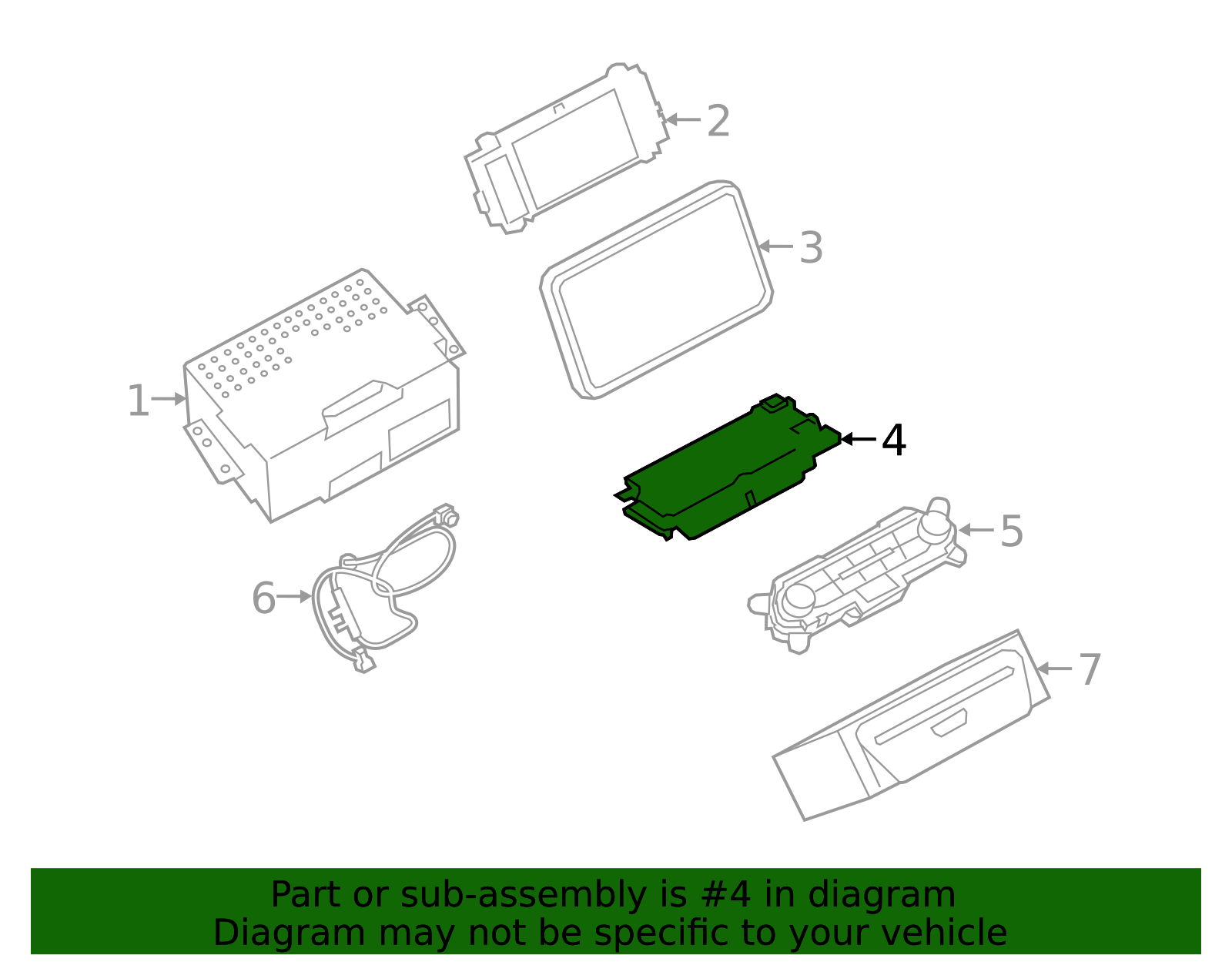 NU5Z-14G371-AQ - GPS Navigation Control Module 2021-2024 Ford ...