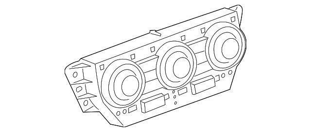 2008-2009 Land Rover LR2 Heater Control LR015481 | JaguarParts.com