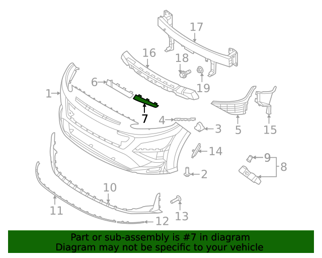 2022-2023 Hyundai Kona Air Vent 86598-J9NA0 | Hamilton Hyundai Parts Canada