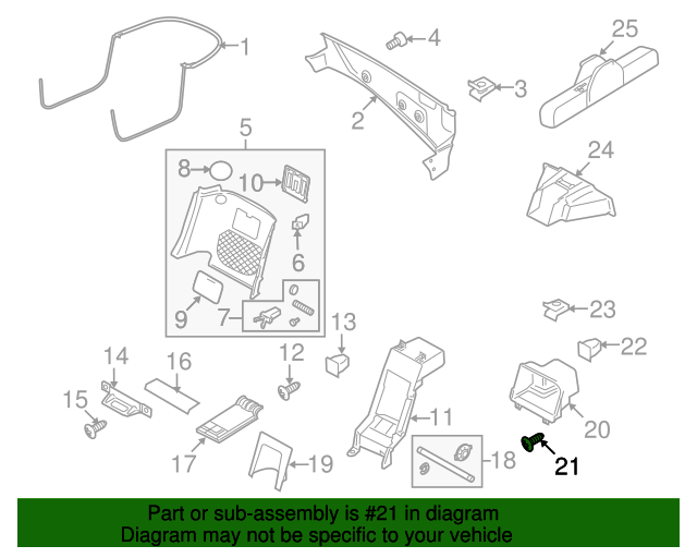 N-103-546-02 - Tray Screw 2000-2023 Audi | Audi OEM Parts