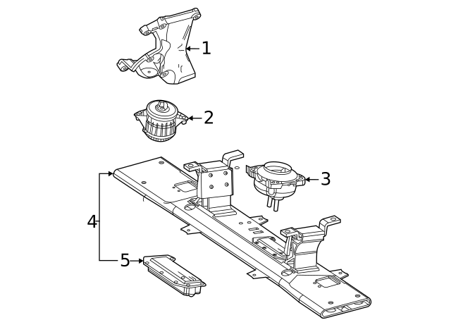 1672405600 - Engine Support 2020 Mercedes-Benz | Mercedes-Benz USA Parts