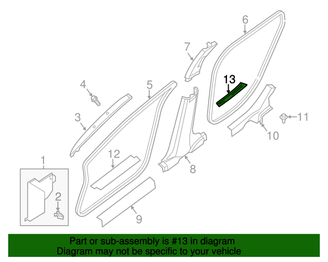 2013-2018 Nissan Altima OEM NEW 2013-2018 Nissan Altima Driver Side ...