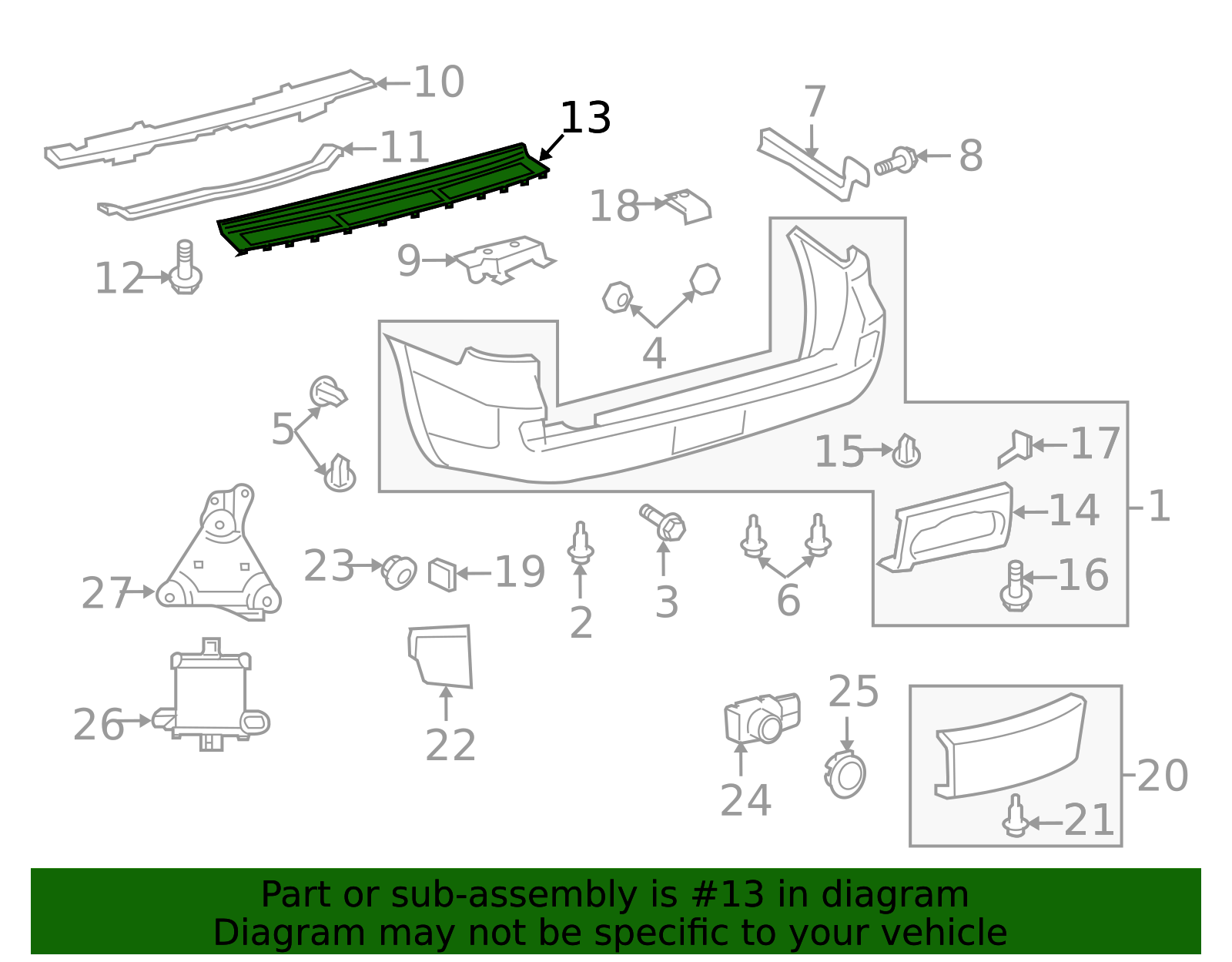 2008-2021 Toyota Land Cruiser Step Plate 52162-60040 | Toyota Parts Center