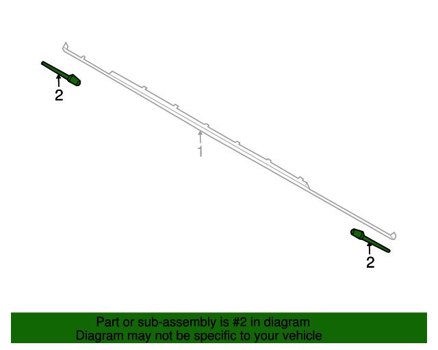 2015-2021 Dodge Challenger Rocker Molding Rivet 68257098AA | TascaParts.com