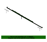 2008-2014 Dodge Challenger Rocker Molding - Driver's Side (LH ...