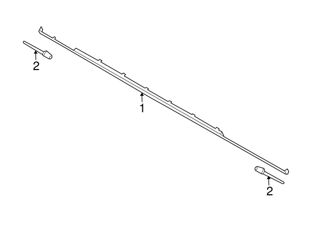 Front Door Cladding, Right 5028798AH | Mopar Estores