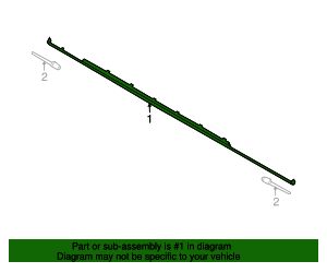 Front Door Cladding, Right 5028798AH | Mopar Estores