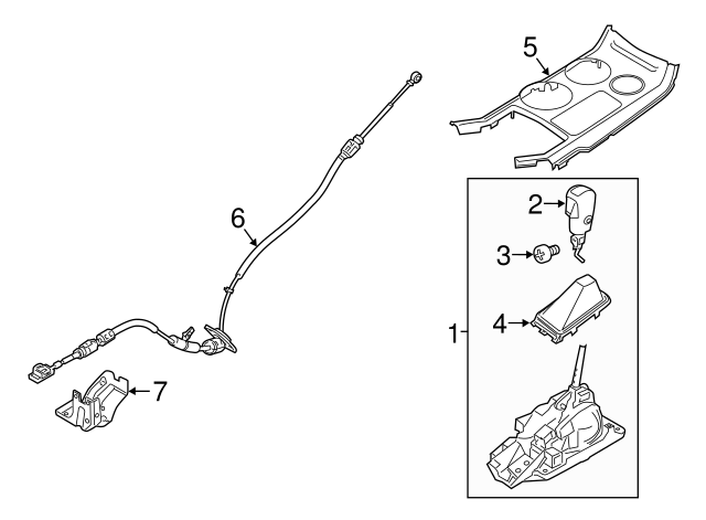 2011-2019 Ford Shifter Assembly GT4Z-7210-AA | OEM Parts Online