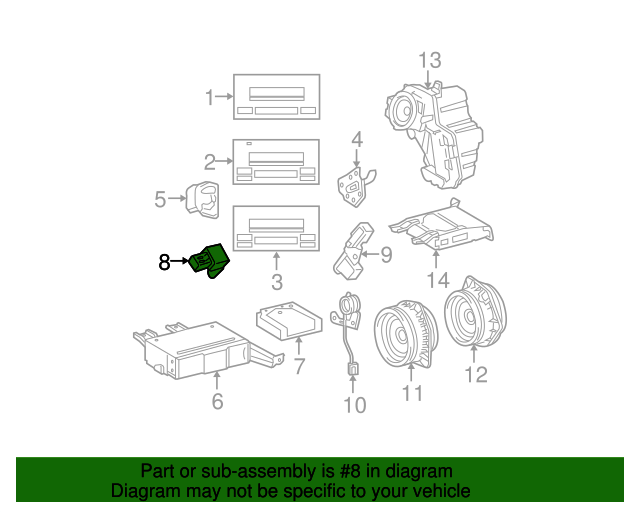 2003-2006 Toyota Matrix Condenser 90980-04132 | Toyota Parts Center