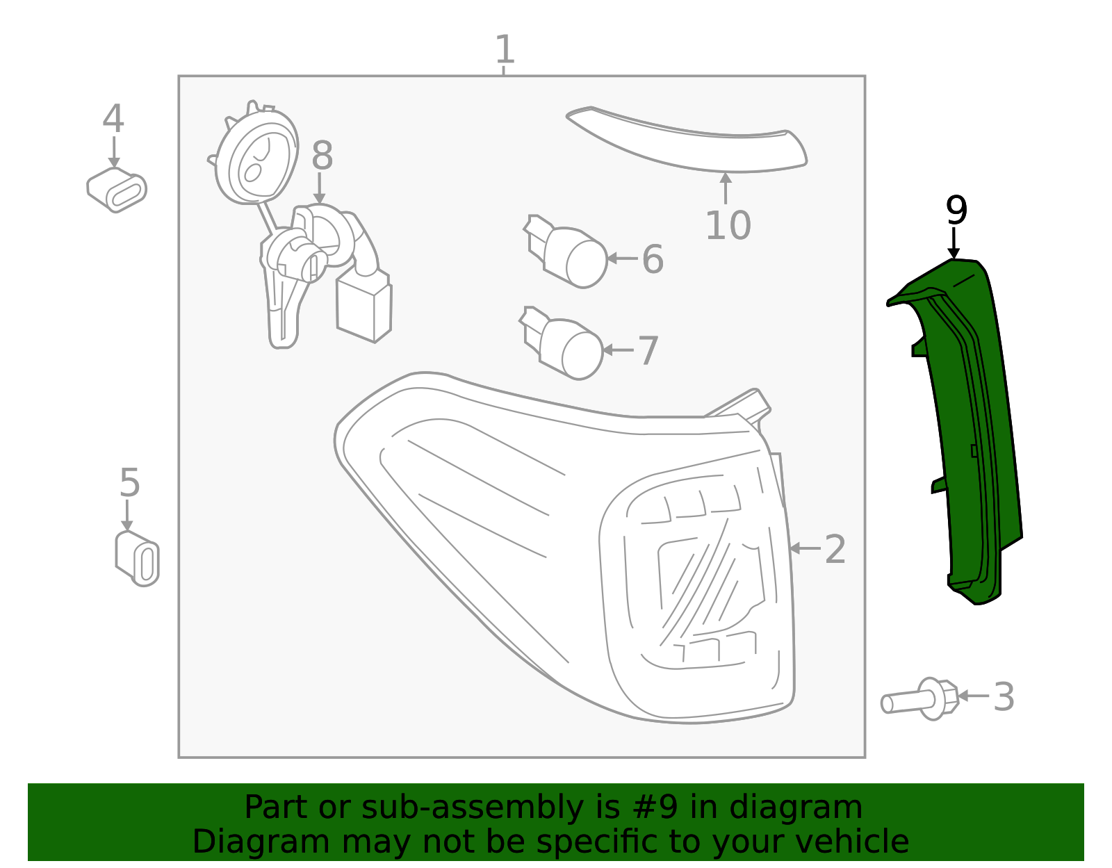 2021-2024 Nissan Armada Filler Trim 26552-6JF0A | Boro Nissan Parts