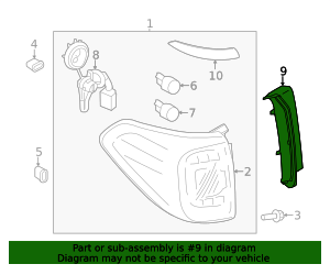 26552-6JF0A - Filler Trim 2021-2024 Nissan Armada | Nissan Parts ...