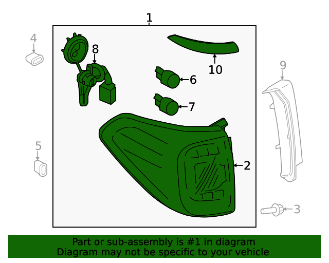 26550-6JL0A - Tail Lamp Assembly 2021-2024 Nissan Armada | Group 1 Auto ...