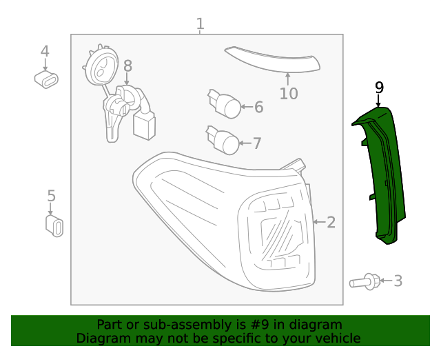 26552-6JF0A - Filler Trim 2021-2024 Nissan Armada | Nissan Parts ...