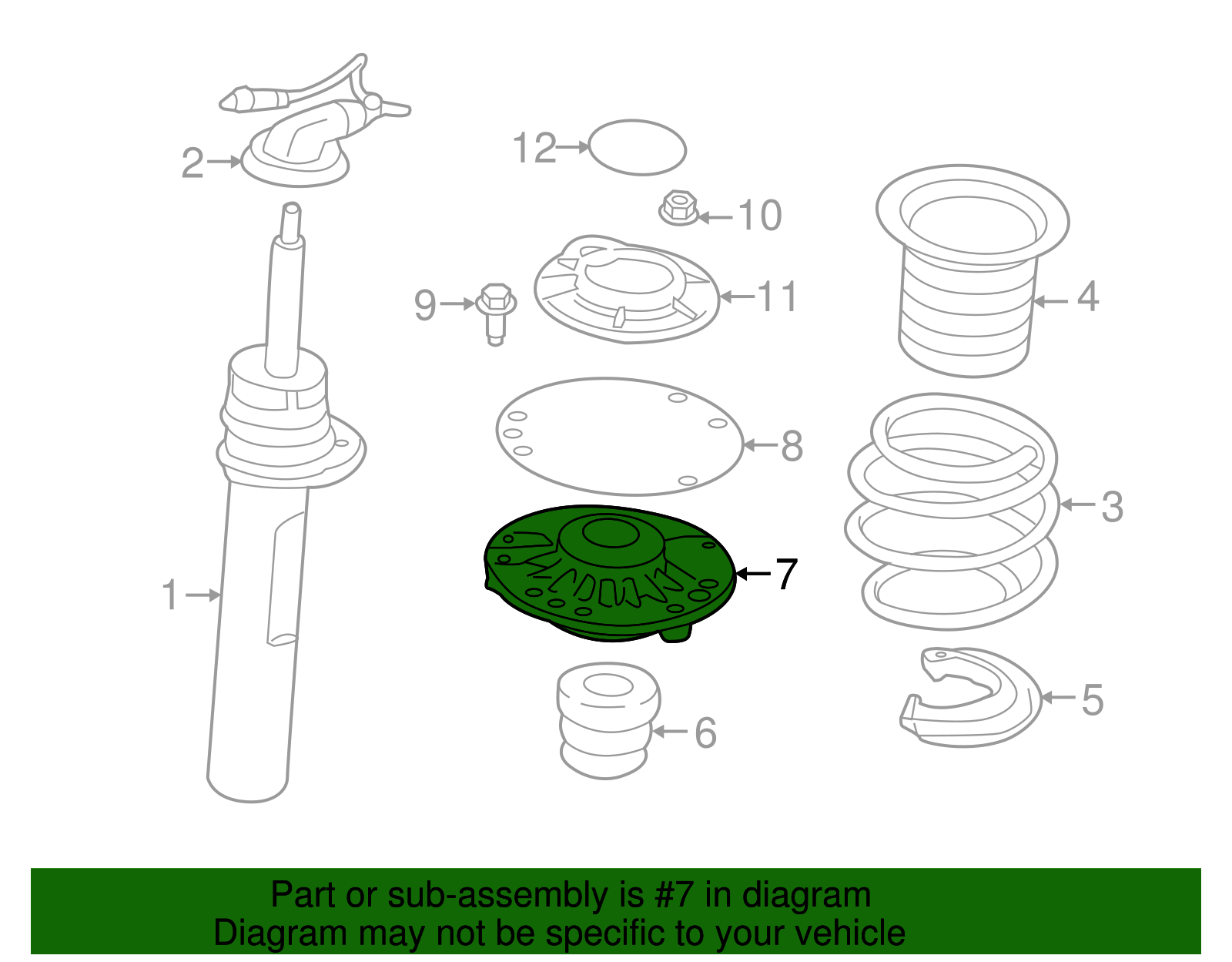 31-33-6-892-617 - Support bearing, front 2016-2024 Mini | AutoNation Parts
