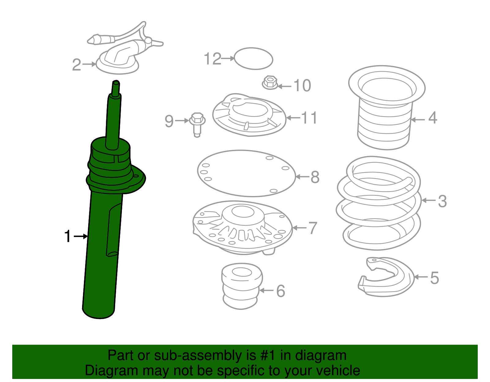 31-31-6-893-346 - High-Quality Suspension Strut for 2021-2024 Mini ...