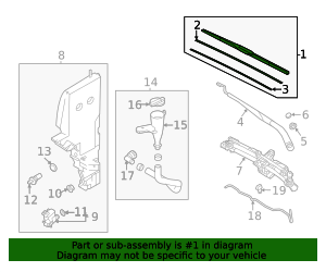98350-J7000 - Windshield Wiper Blade 2022-2024 Hyundai | AutoNation Parts