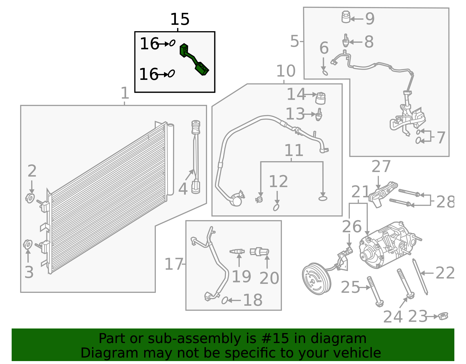 LX6Z-19835-F - AC Tube 2020-2025 Ford | Big 3 Auto Parts