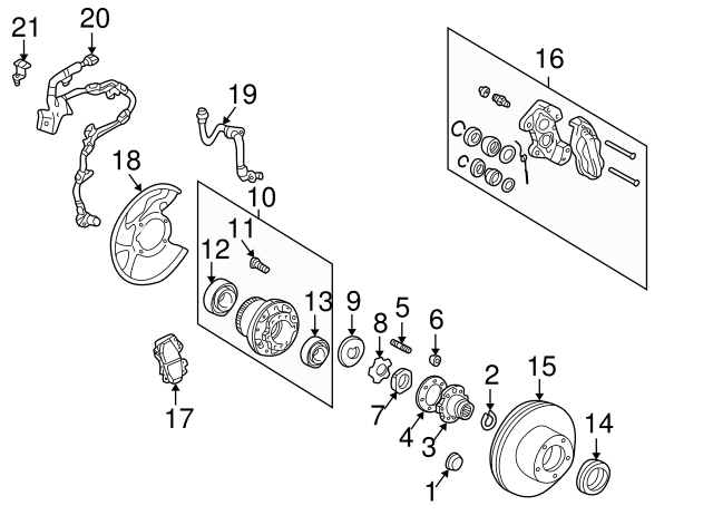 43422-60070 - Flange Gasket - 1998-2007 Lexus LX470 | My L Parts