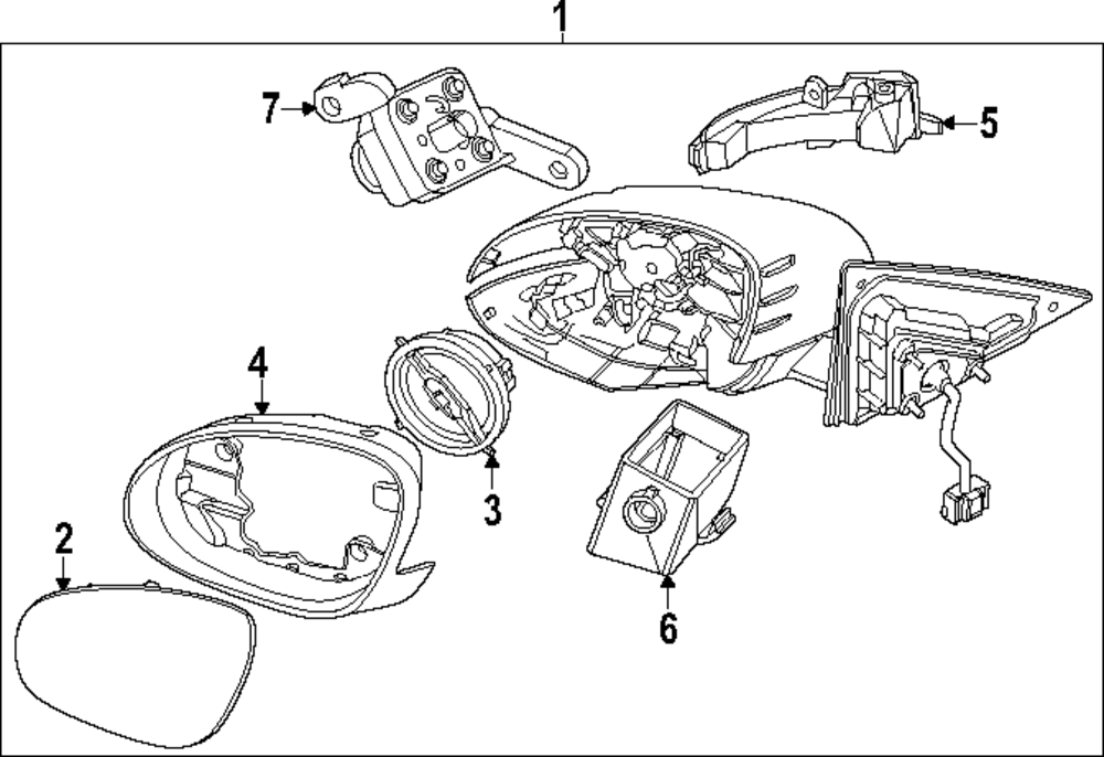2023-2025 Genesis GV60 Camera Assembly Side View Right-Hand 99230-CU000 ...