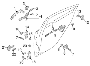 Cap(L) Cylinder Outer Handle KD53-59-415B-33 | Florida Mazda Parts