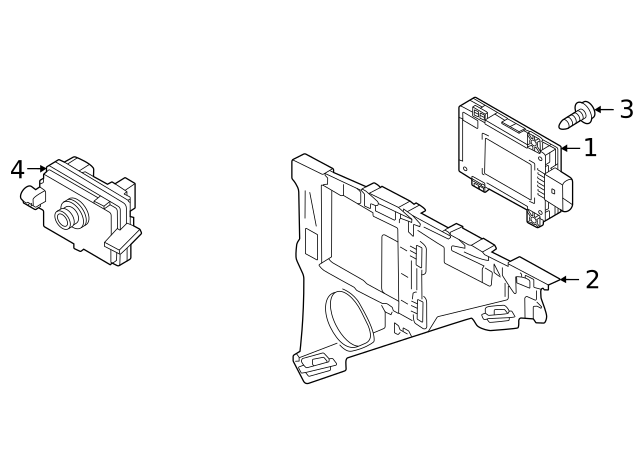 2020 Audi Mount Bracket 4M0-919-503-B | Audi OEM Parts