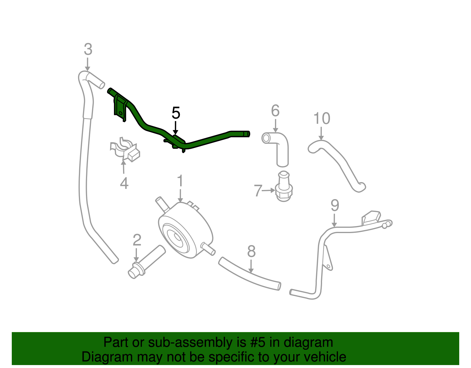 2005-2013 Nissan Upper Pipe 14053-EA20A | OEM Parts Online
