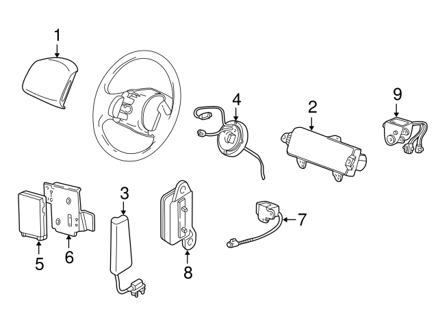 1999-2002 Lincoln Cover And Contact Plate Assembly YL7Z-14A664-AA | OEM ...
