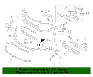 2017-2018 Hyundai Santa Fe Sport Lower Cover Holder 86577-4Z500 | OEM ...