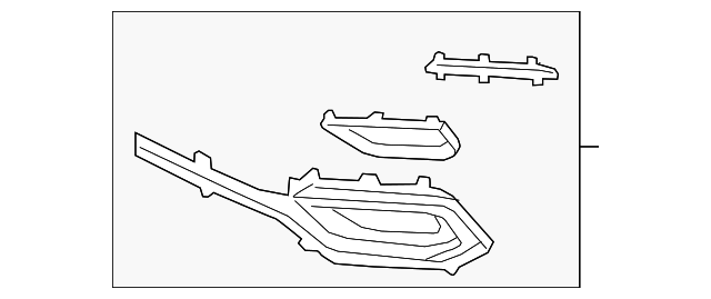 Genuine OEM Hole Cover Part# 86561-4Z520 Fits 2017-2018 Hyundai Santa ...