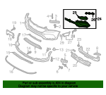 2017-2018 Hyundai Santa Fe Sport Hole Cover 86562-4Z500 | OEM Parts Online