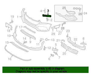 2017-2018 Hyundai Santa Fe Sport Outer Bracket 86527-4Z500 | OEM Parts ...