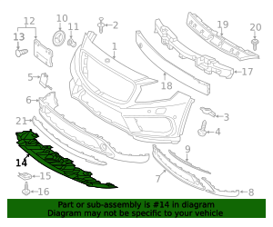156-885-00-36 - Lower Support - 2015-2017 Mercedes-Benz ...
