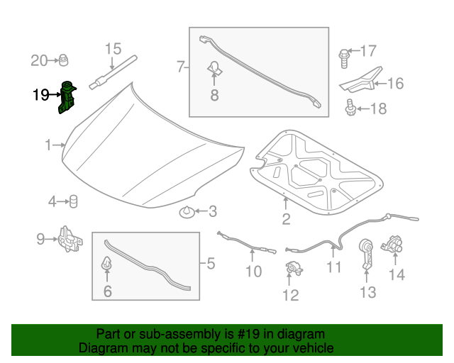 93880-2T000 - Alarm Switch 2011-2016 Kia Optima | Kia.Parts Store