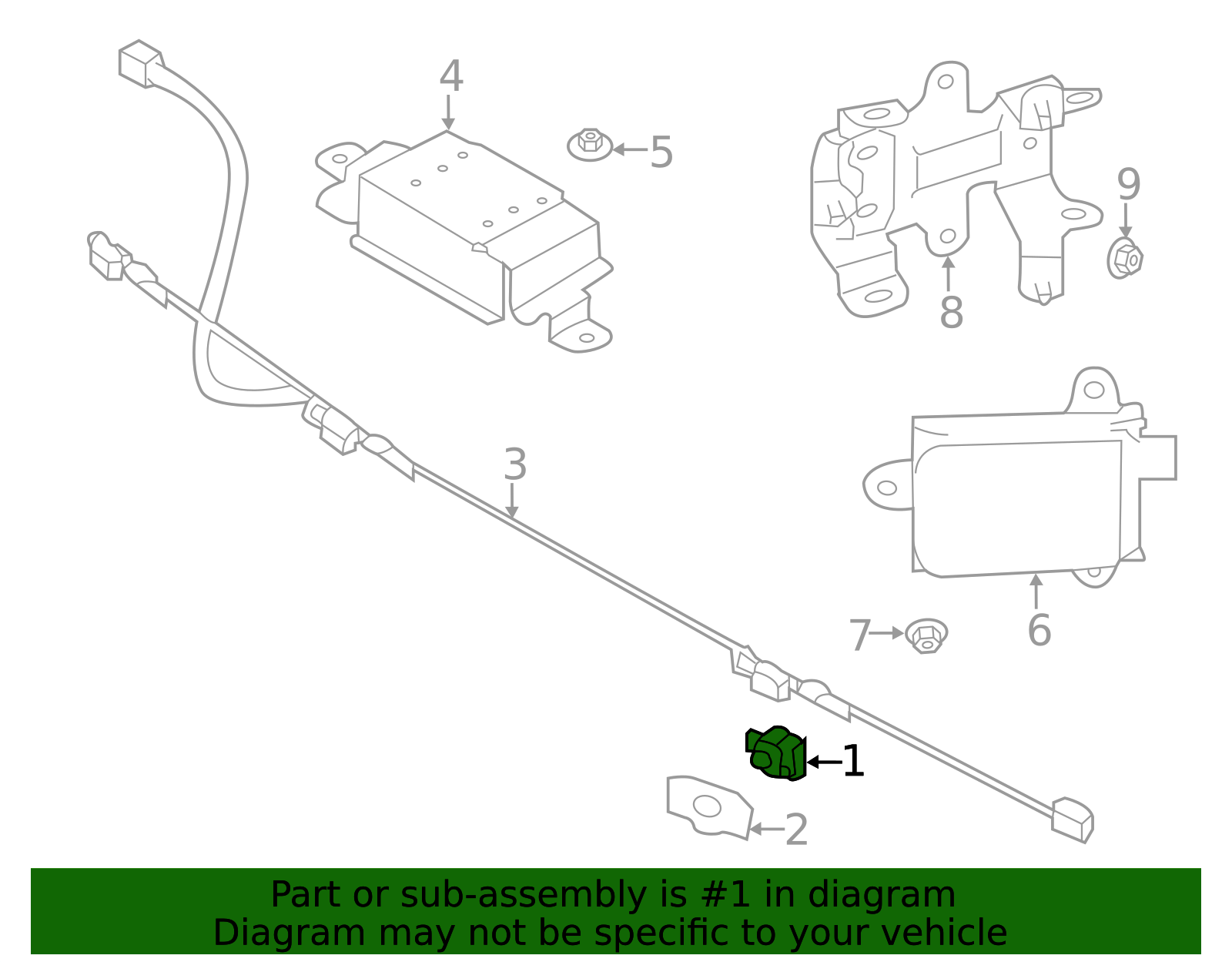 87621VA010M3 - Parking Aid Sensor 2020-2024 Subaru | AutoNation Parts
