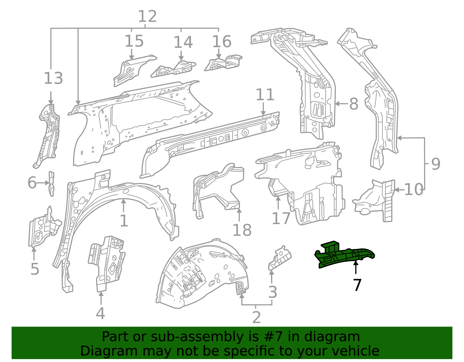 Genuine Toyota Lower Extension part# 61602-08040 for 2021-2024 Toyota ...