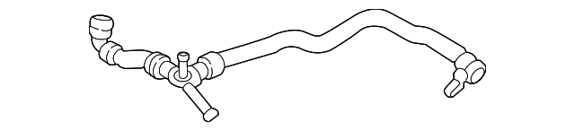 17127617377 - 2016-2019 BMW Coolant Hose (17-12-7-617-377) | Parts ...