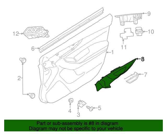 2017-2020 Subaru Pull Handle 94218FL55A | Subaru Parts For You