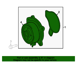 2015-2022 Lexus Engine Water Pump 16032-36060 | OEM Parts Online