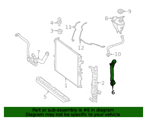 2018-2021 Mercedes-Benz Radiator Coolant Hose 222-501-27-01 ...