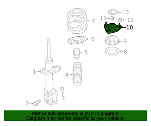 Genuine Upper Mount for 2019-2020 Hyundai | Part# 54610-S2000 | Hyundai ...