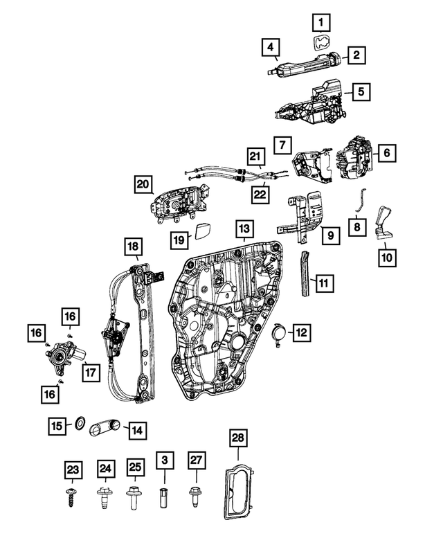 2021-2024 Jeep Cap Nut, Right 6507818AA | Mopar Estores